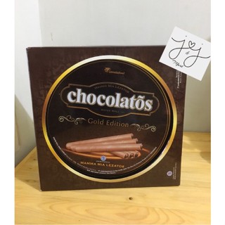 Jual CHOCOLATOS Wafer stick Gold Edition 350 gr | Shopee Indonesia