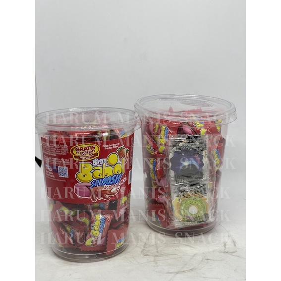 Jual Permen Karet Big Babol Sploosh Bubble Gum Rasa Stroberi isi 70 ...