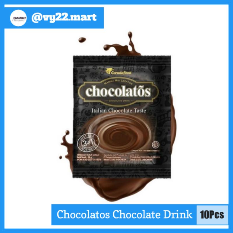 Jual Chocolatos Chocolate Drink 1 Renceng isi 10Pcs | Shopee Indonesia