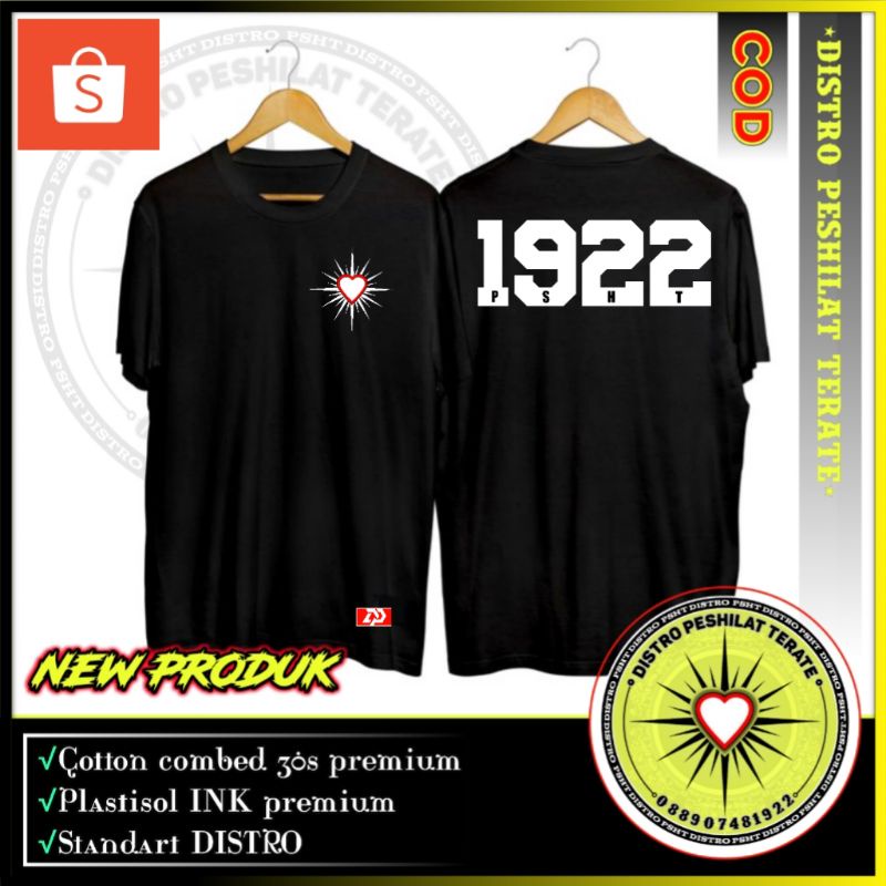 Jual KAOS PSHT 1922 PALING BARU (SH-1) | Shopee Indonesia