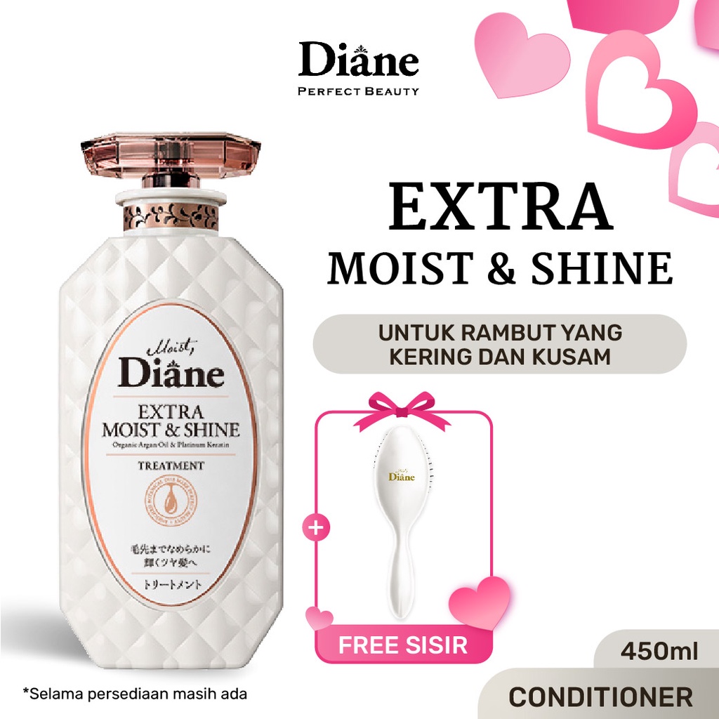 Jual Moist Diane Extra Moist and Shine Treatment 450ML (Conditioner ...