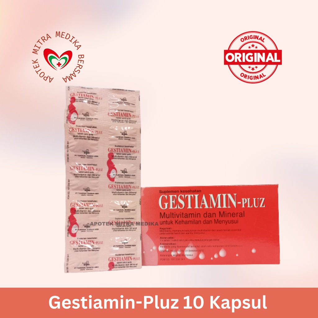 Jual Gestiamin-Pluz 10 Kapsul | Shopee Indonesia