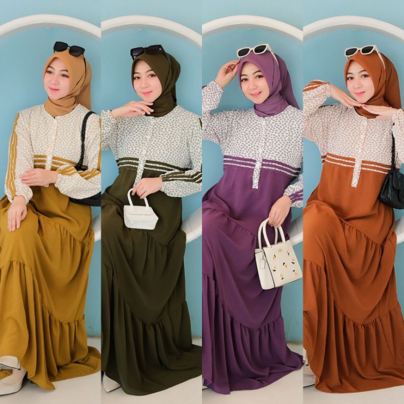 Jual GAMIS CRINGKEL MOTIF DAN POLOS BY HALIS // MODEL TERBARU BEST ...