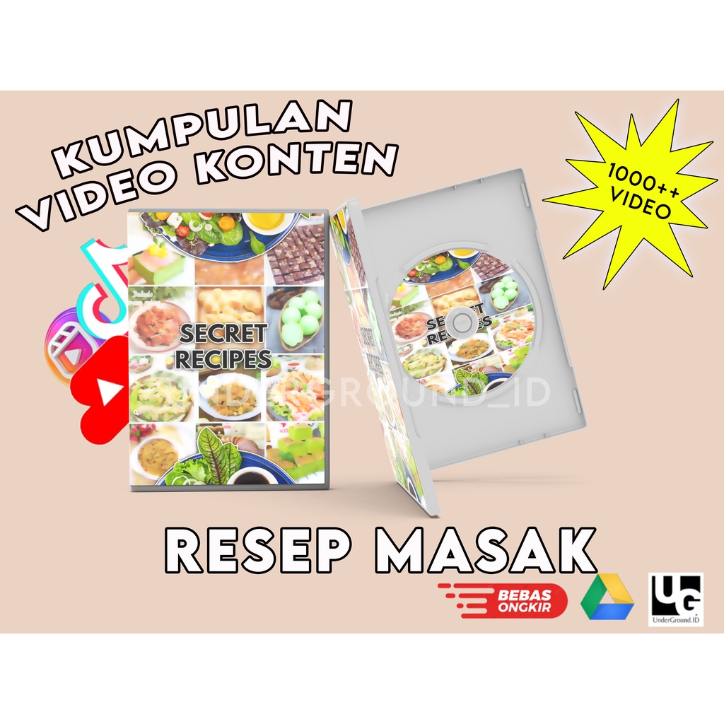 Jual VIDEO KONTEN MASAK & RESEP 1000++ | Siap FYP Reels ! - Digital Marketing Content Kreator IG ...