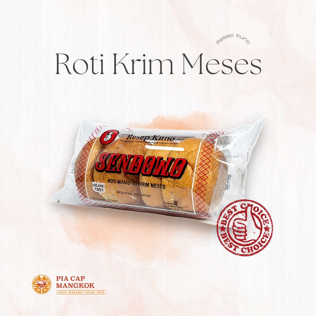 Jual Roti Sendowo Krim Meses Resep Kuno Sejak 1951 Asli Malang | Shopee ...
