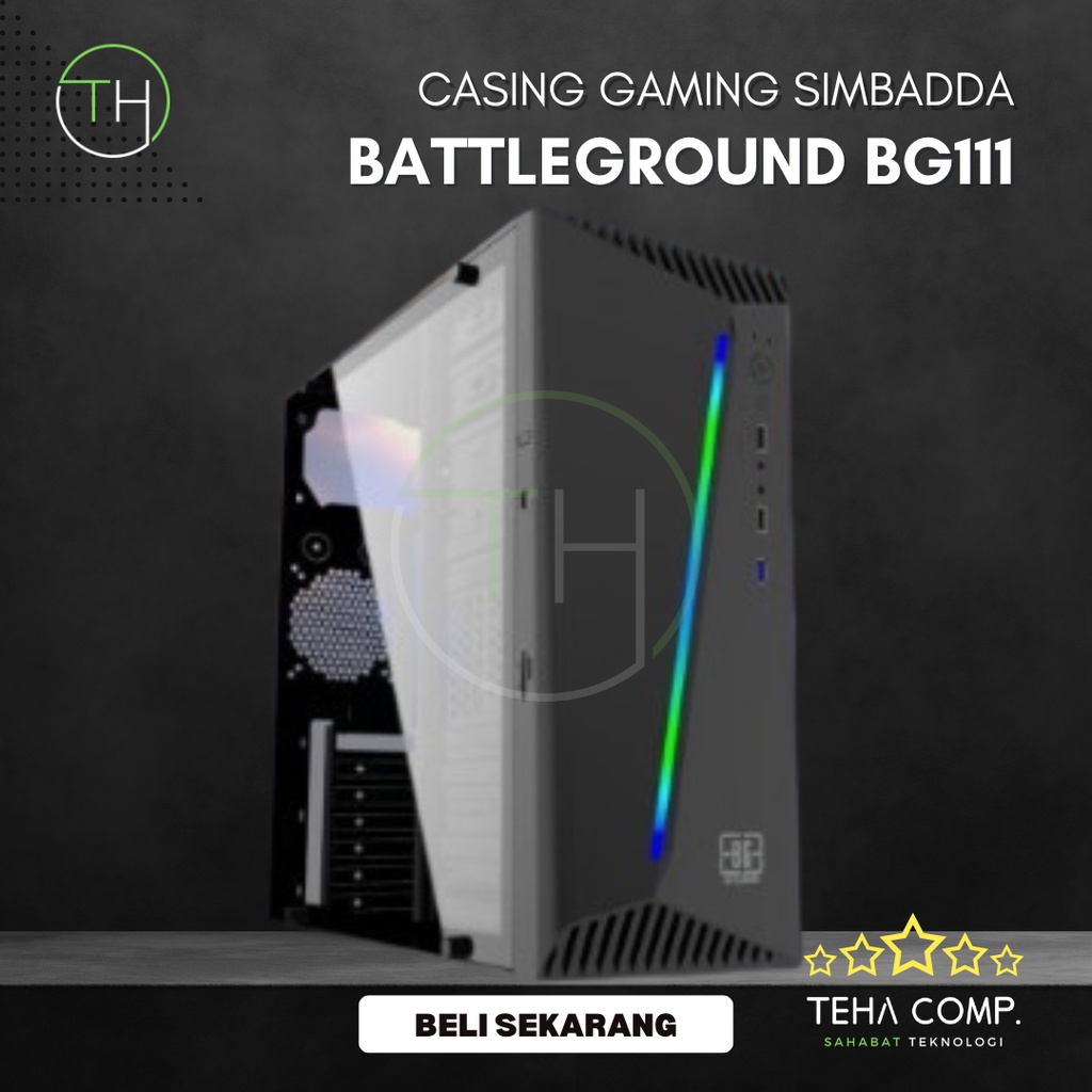 Jual Case Komputer CPU Casing PC Plus PSU Power Supply 380W Simbadda Sim V | Shopee Indonesia