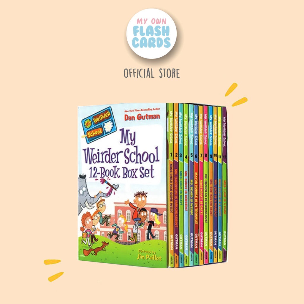 Jual My Weirder School 12 Book Box Set Dan Gutman - Weird Imported ...