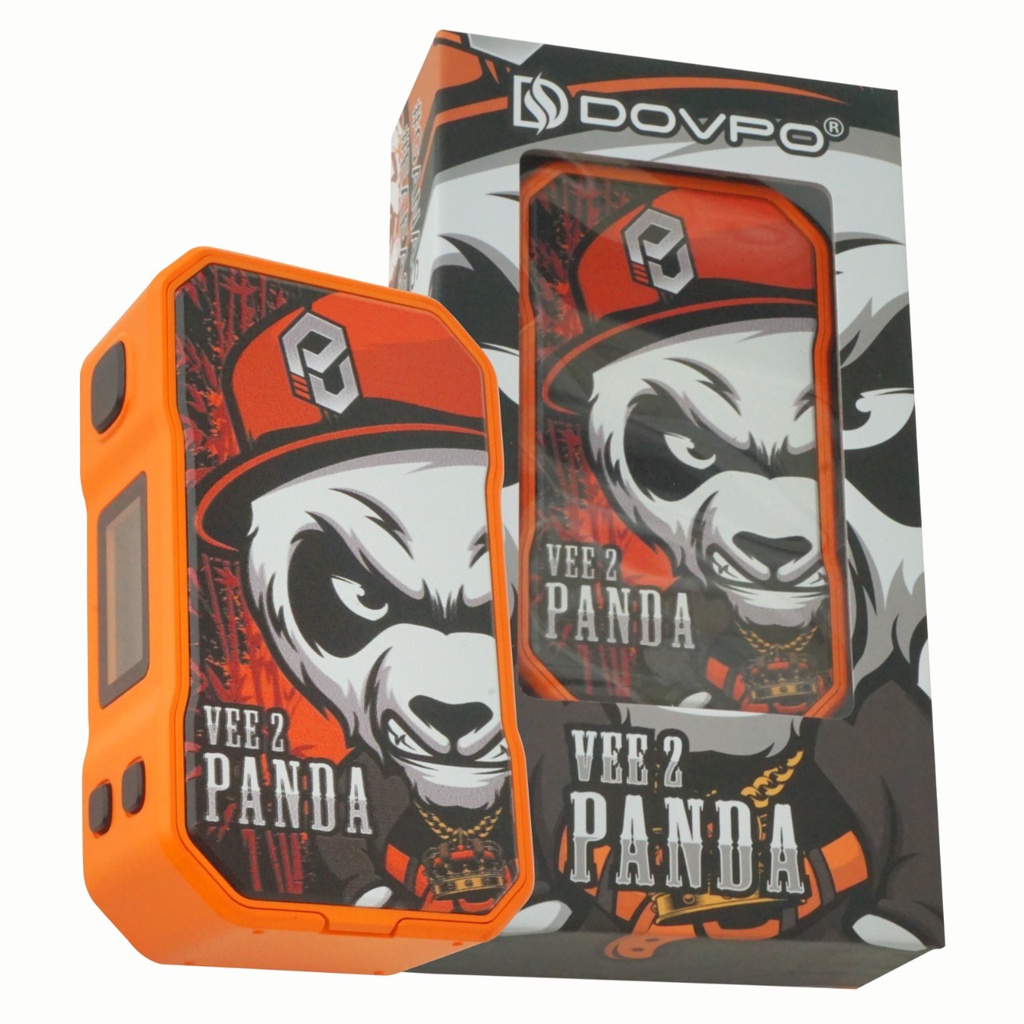 Jual Mod Vape Vapor DOVPO VEE 2 PANDA 200W Orange 100% Authentic By ...