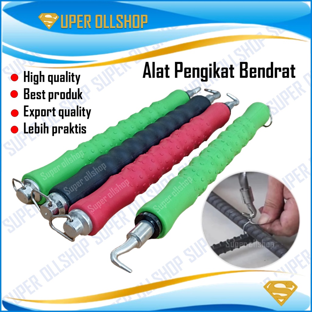 Jual Alat Pengikat Kawat Bendrat Besi Beton Hook Wire Twister / Alat ...