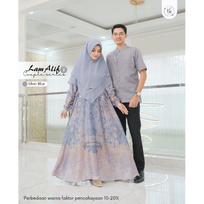 Jual LAM ALIF COUPLE (SILVER BLUE) | Shopee Indonesia