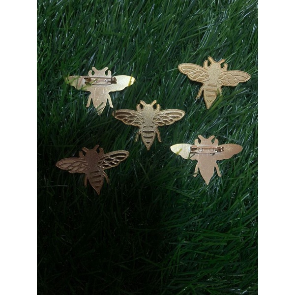 Jual Pin Lebah PKB | Sepuh Emas | Peniti | Kuningan | Shopee Indonesia