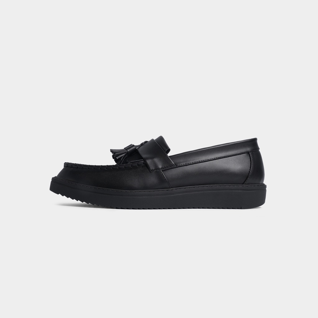 Jual AMBLE - Sepatu Pria - Jasper Lite Vegan Black - Slip on - Loafers ...
