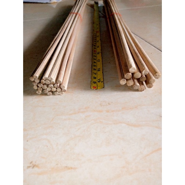 Jual stik bambu diameter 8 Mili panjang 50 cm | Shopee Indonesia