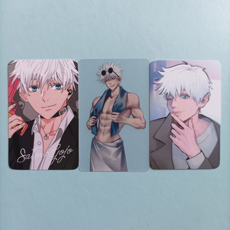 Jual Photocard Jujutsu Kaisen Gojo Satoru by Various Fanartist | Shopee ...