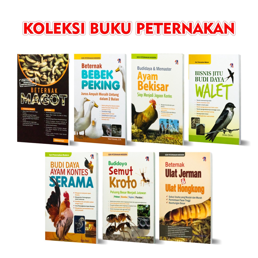 Jual Buku Peternakan : Beternak Bebek Peking / Beternak Ulat Jerman Dan ...