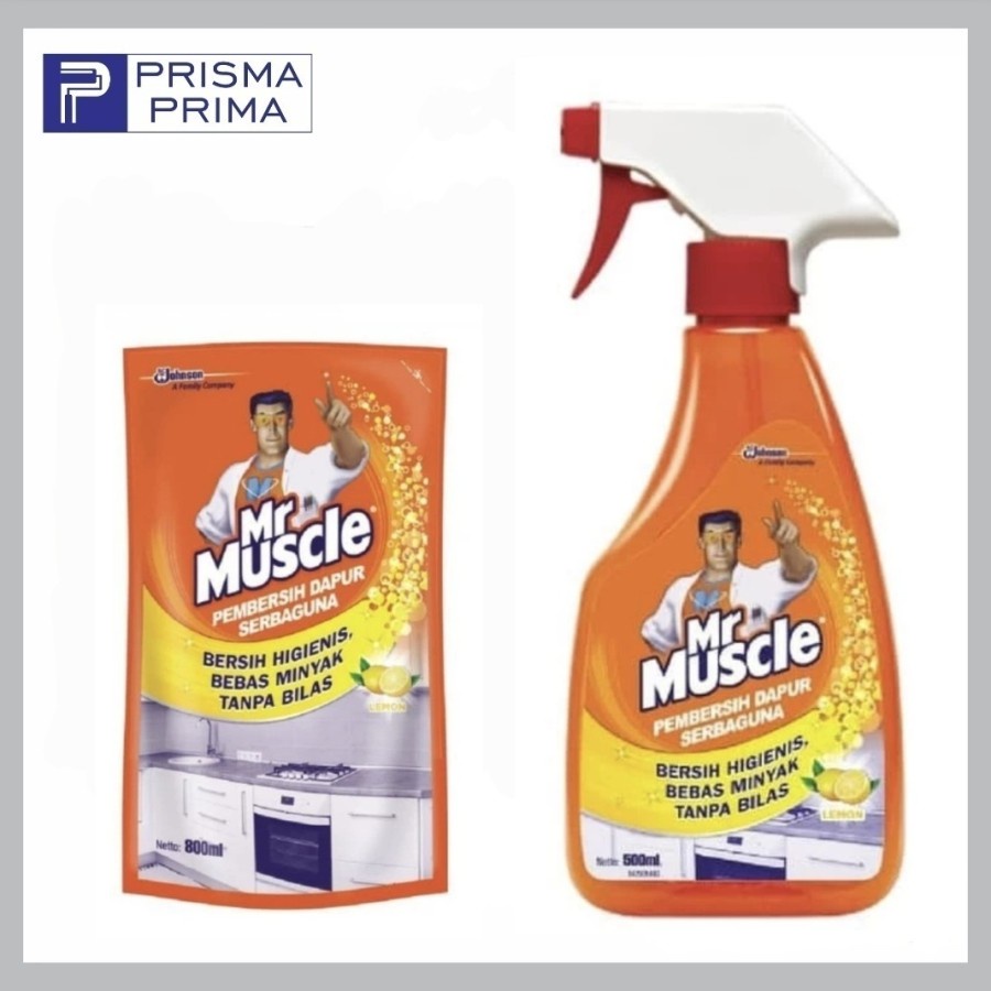 Jual Mr Muscle Pembersih Minyak Dapur Pump Refill Serbaguna | Shopee Indonesia