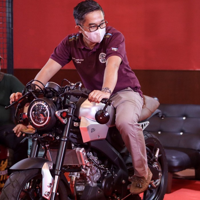 Jual Yamaha Xsr 155 Stang Clubman / Cafe Racer Handlebar / Kemudi ...