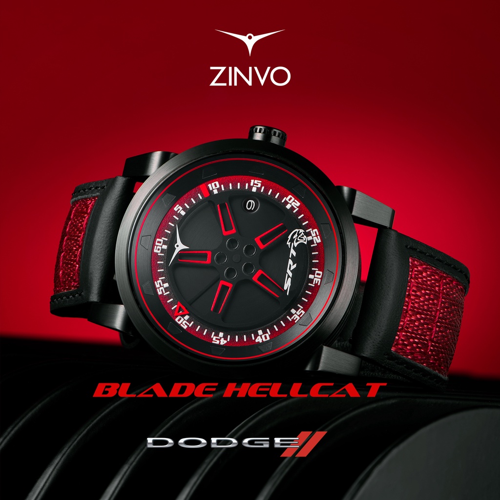 Jual Jam Tangan Pria Automatic Zinvo Blade Hellcat X Dodge Limited ...