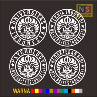 Jual Stiker UI Universitas Indonesia cutting sticker kampus bulat | Shopee Indonesia