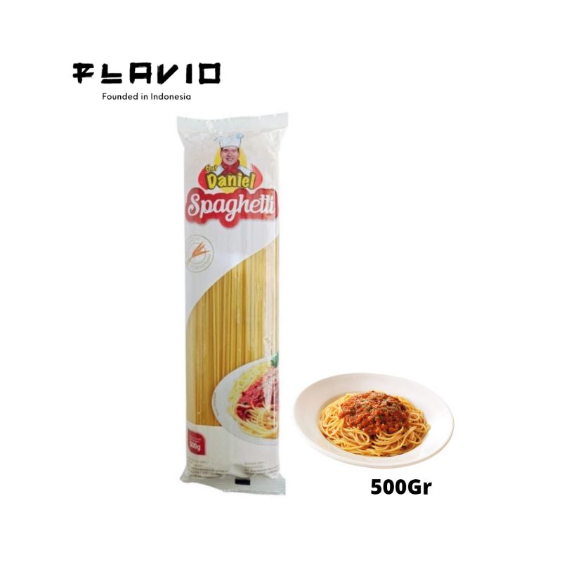 Jual Spageti Pasta Chef daniel 500gr | Shopee Indonesia
