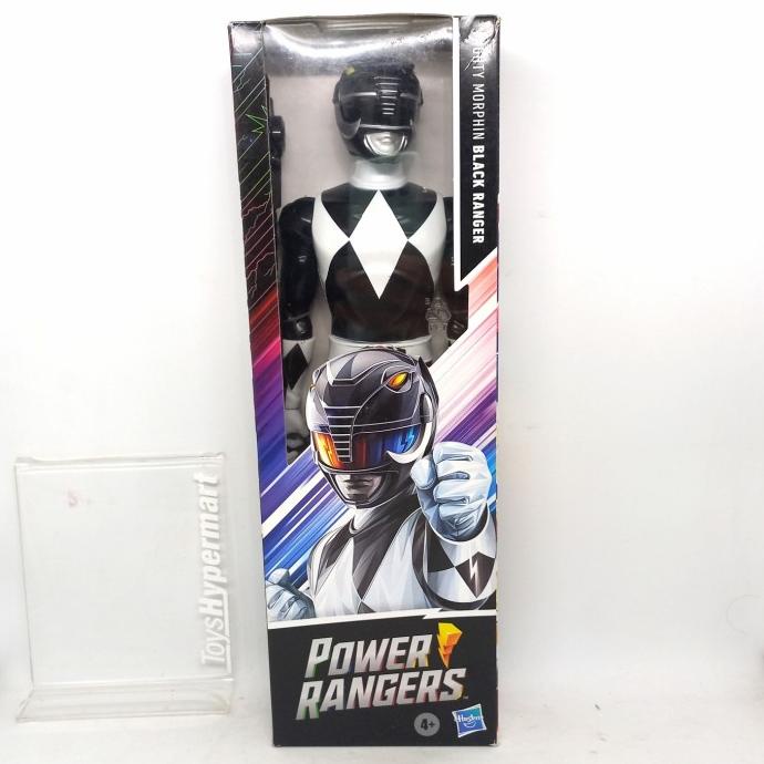 Jual Original 12 inch Power Rangers Black Mighty Morphin MMPR Hasbro ...