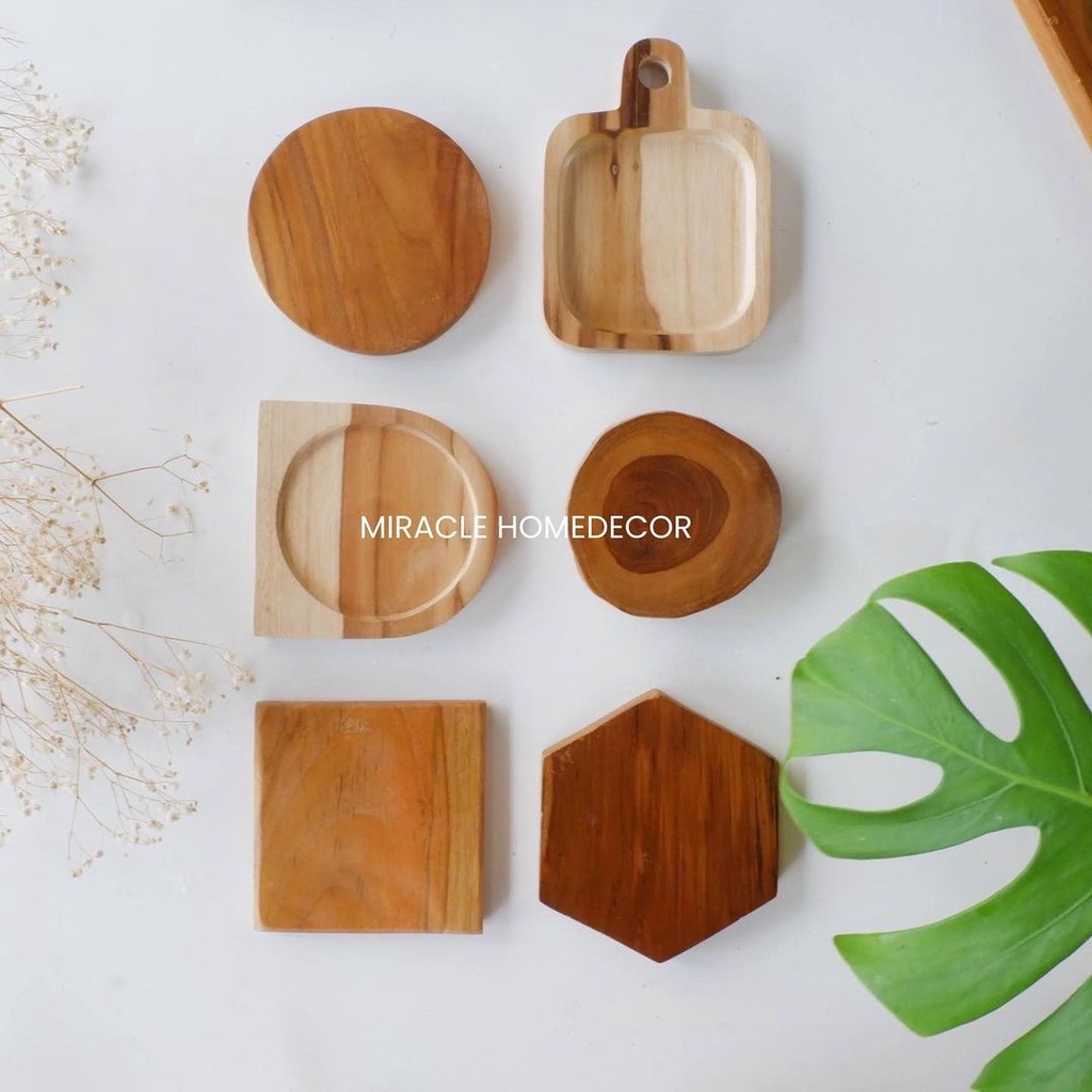 Jual Coaster Kayu Jati Termurah Berkualitas - Kumpulan tatakan gelas ...