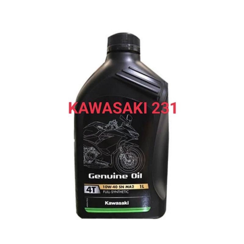 Jual Oli Mesin Kawasaki Genuine Oil 4T 10W-40 SN MA2 1L Full-Synthetic ...