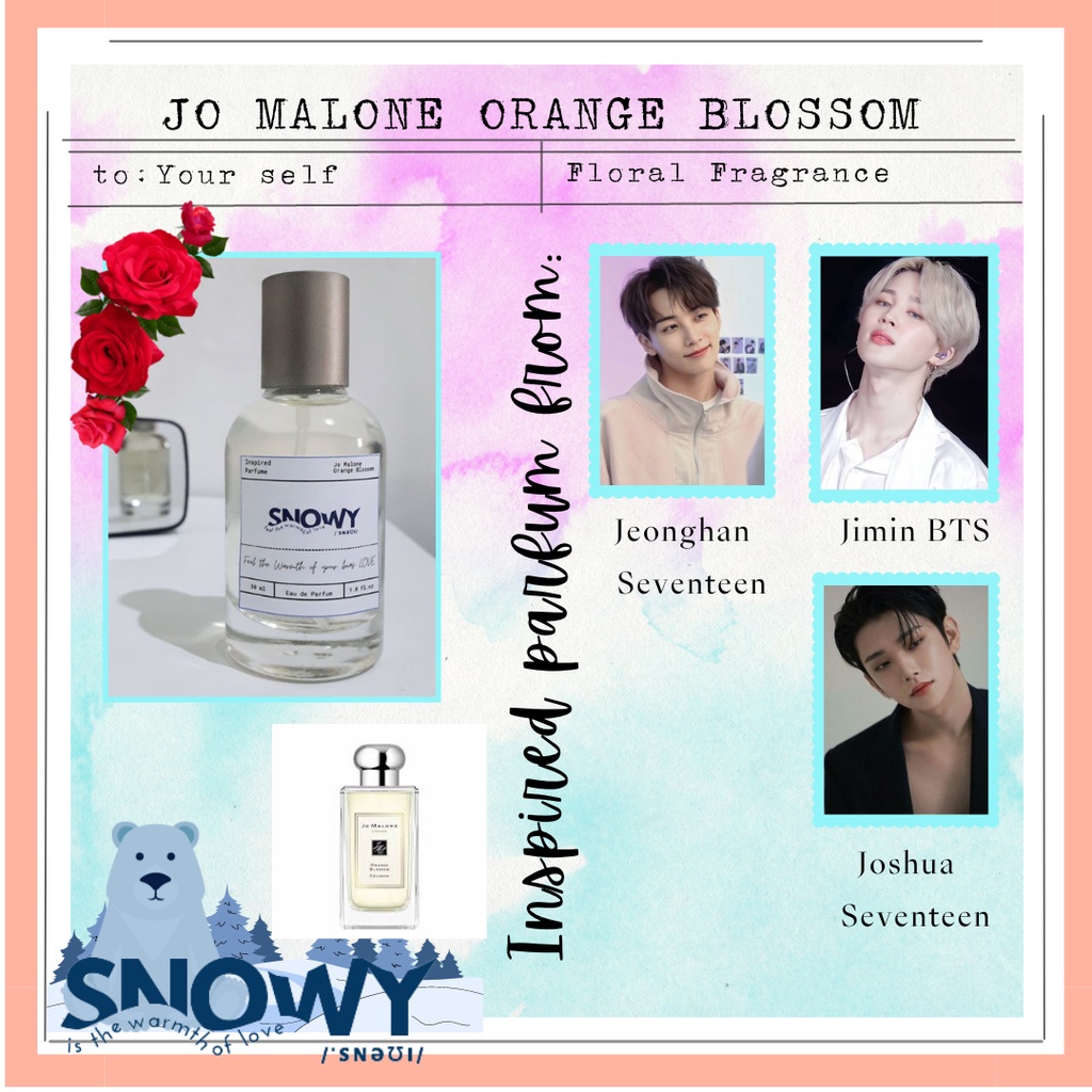 Jual Inspired Parfum Idol Korea - JO MALONE ORANGE BLOSSOM - Jeonghan ...