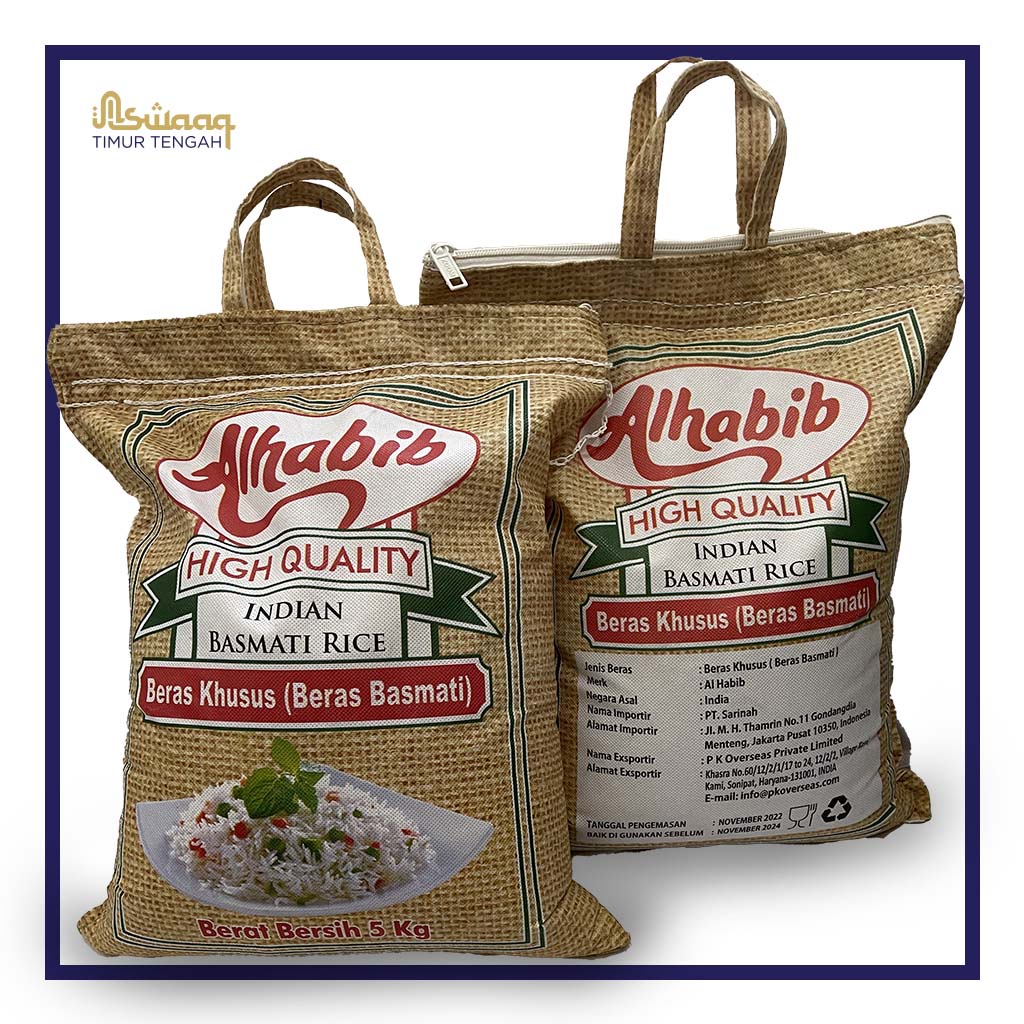 Jual Beras Basmati Alhabib 5kg | Shopee Indonesia