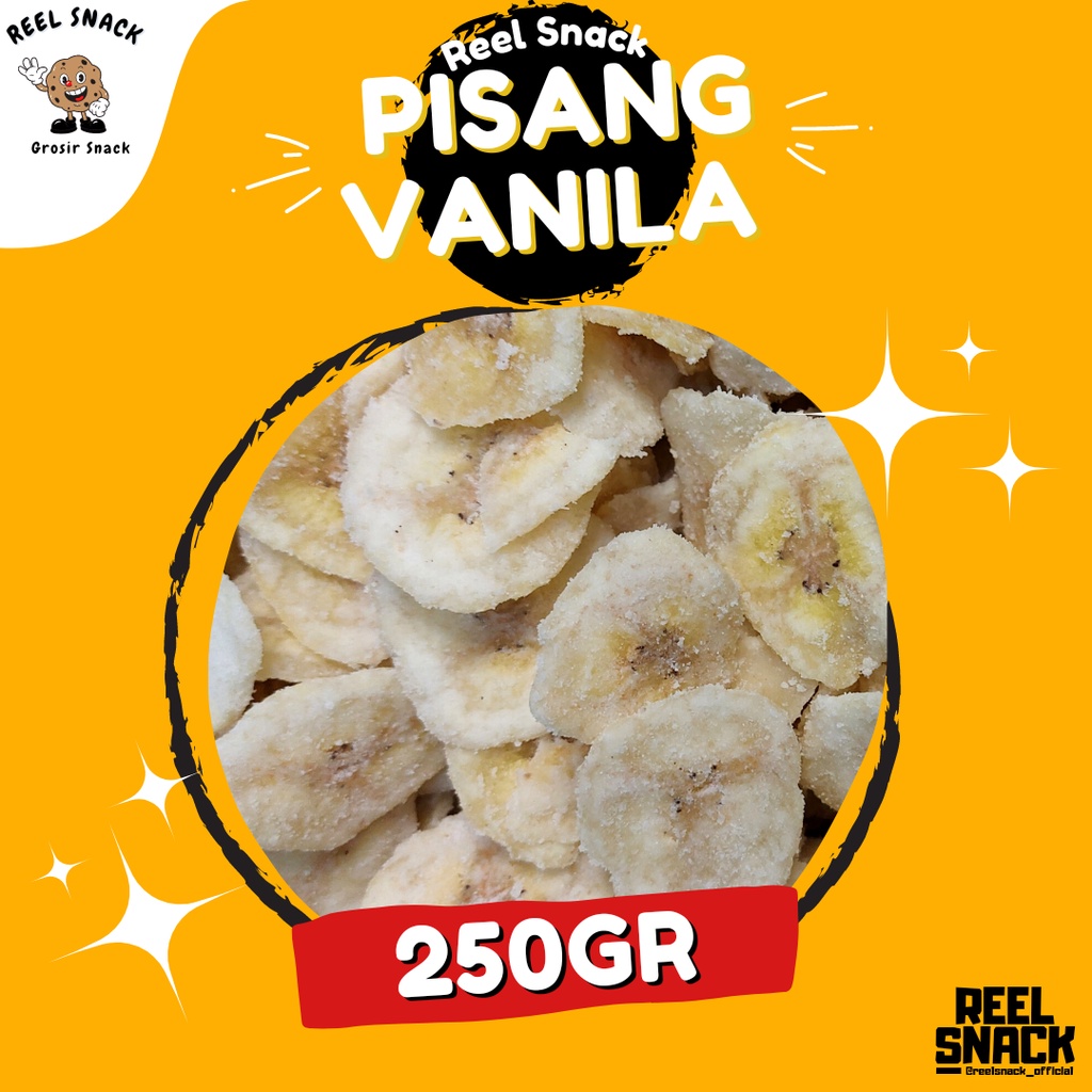 Jual Keripik Pisang Vanila Snack Kiloan 250gr Shopee Indonesia