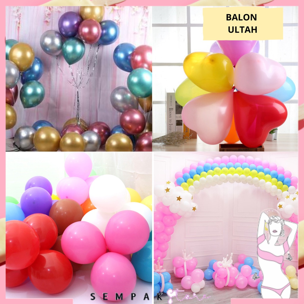 Jual SS Balon Macaron 12 Inch Polos 1 Pcs Balon Ulang Tahun Love Pastel ...