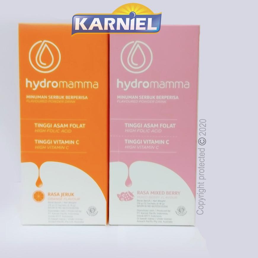 Jual STAR BRANDS 2 BOX Hydromamma MIXEDBERRY ORANGE Asam Folat Vitamin ...