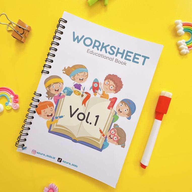 Jual [6986] Worksheet Anak Usia 2 3 4 5 Tahun Paud TK Buku Edukasi ...
