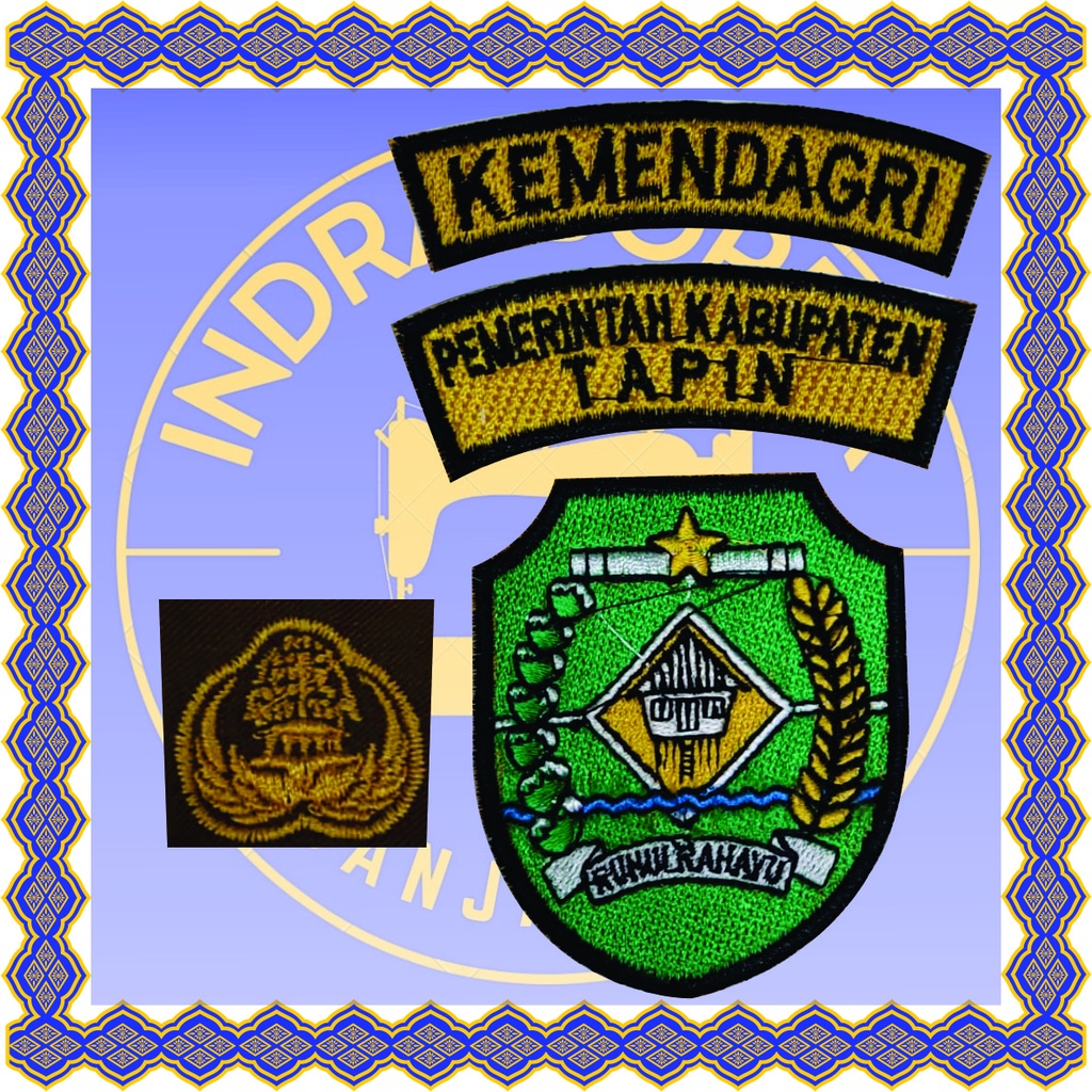 Jual BORDIR LOGO PEMDA & LOKASI PEMDA ASN. (Logo Kabupaten/Kota ...