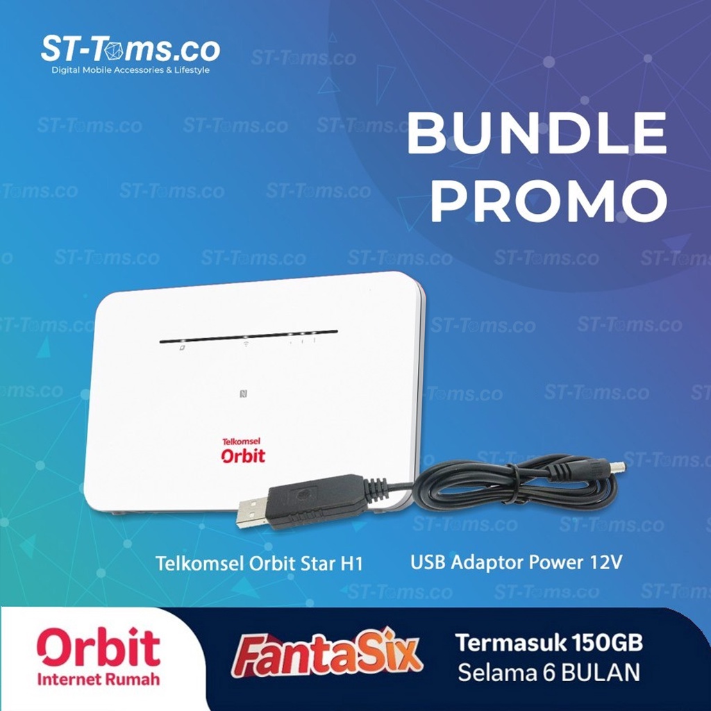 Jual Huawei B311 Telkomsel Orbit Star H1 Modem WiFi 4G High Speed Free Kuota | Shopee Indonesia