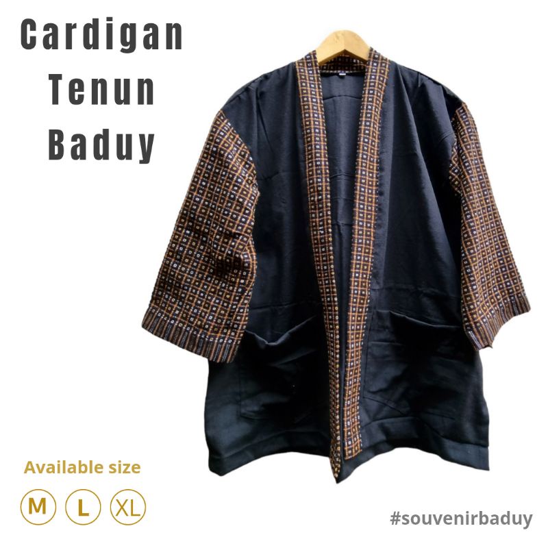 Jual Cardigan Tenun Baduy kualitas premium bahan tenun x tenun ...