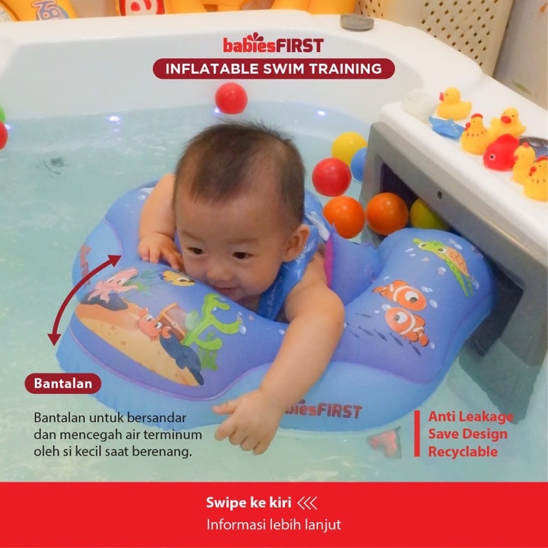 Jual BabiesFIRST Inflatable Swim Pelampung Renang Bayi Ban Mengapung ...
