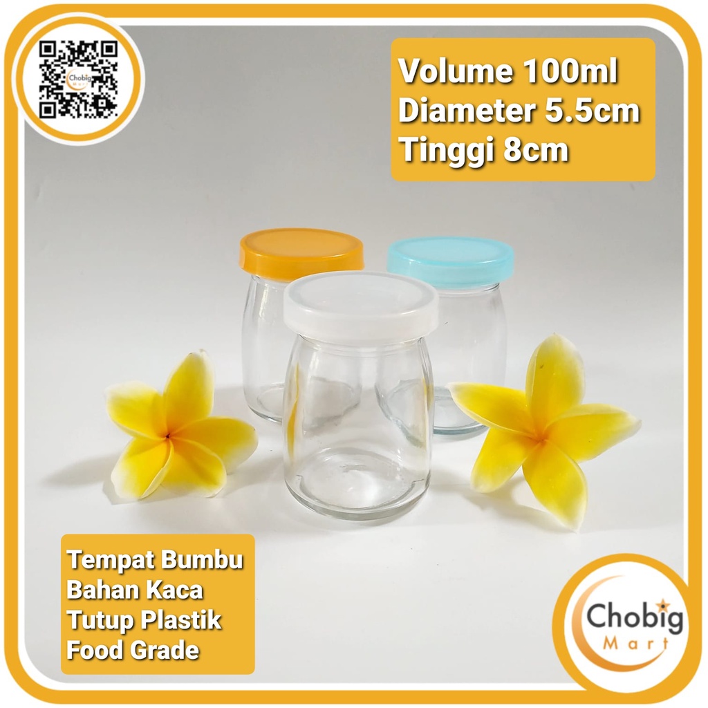 Jual Botol Kaca Mini Transparan Lucu Souvenir 100ml / Tempat Bumbu ...