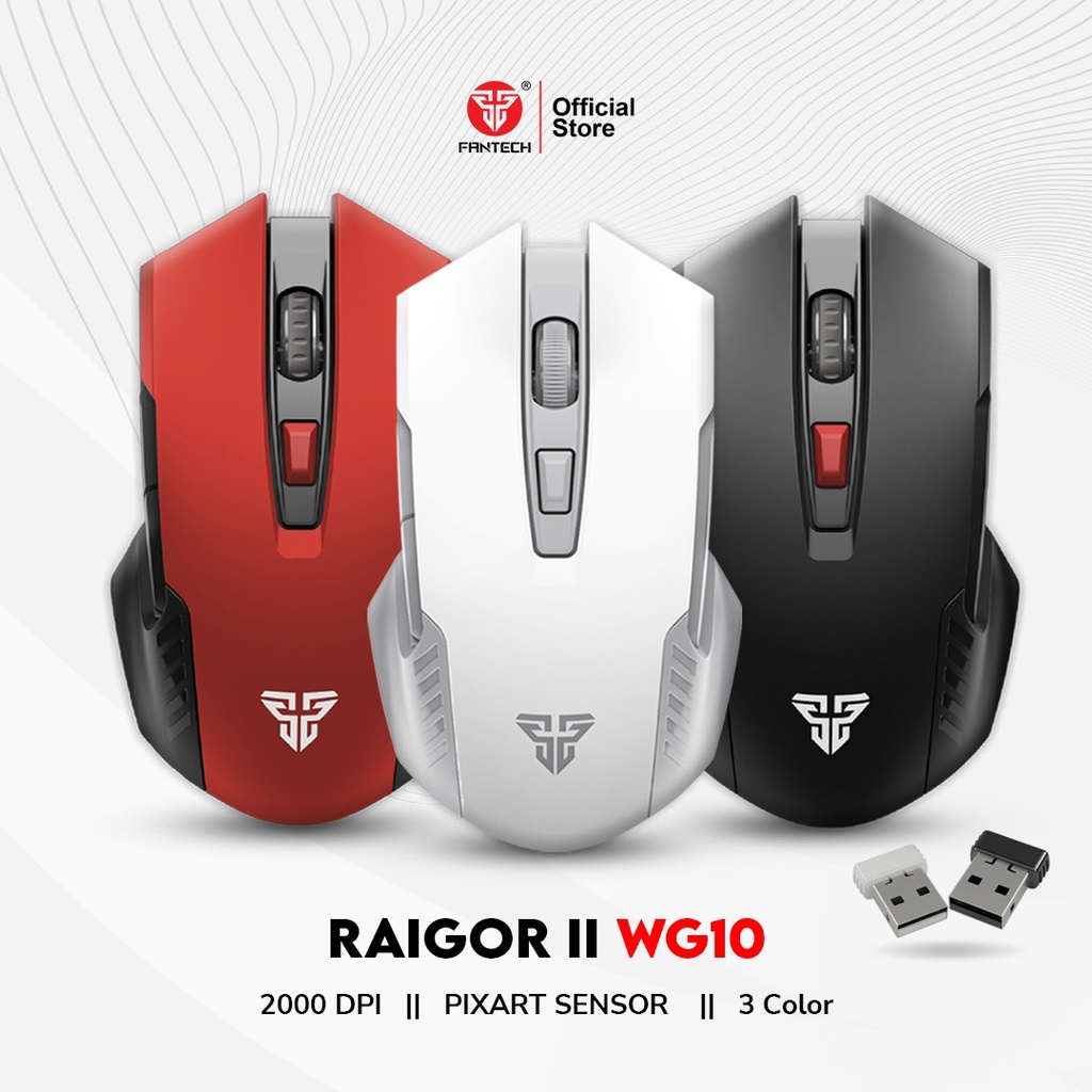 Jual Fantech RAIGOR II WG10 Wireless Mouse Gaming | Shopee Indonesia