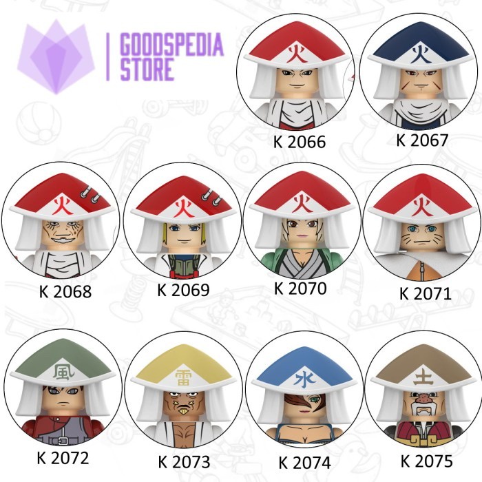 Jual Figure mini 810 - Variasi Hashirama Senju Tobirama Senju Hiruzen ...