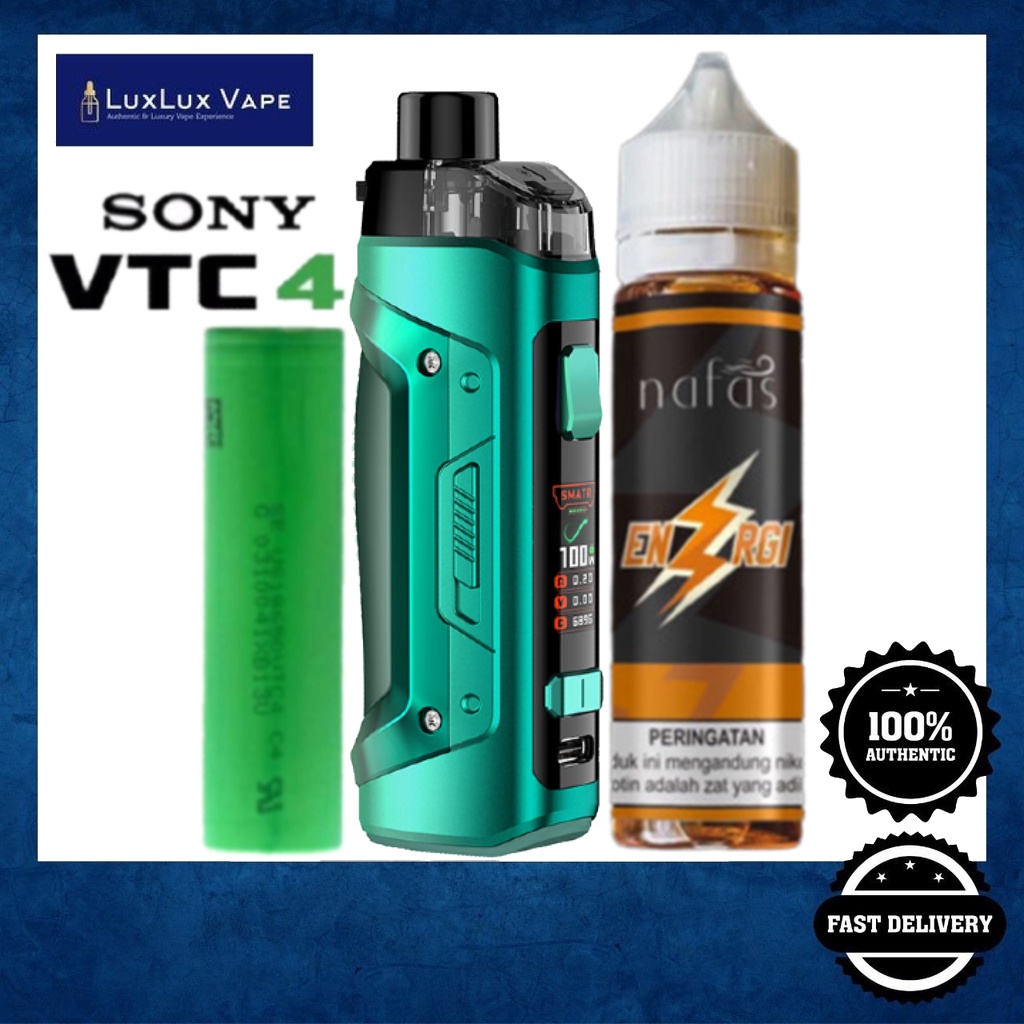 Jual GEEKVAPE B100 AEGIS BOOST PRO 2 + BATTERY + LIQUID NAFAS 60ML ...