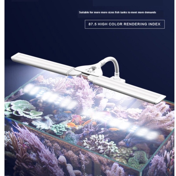 Jual Lampu LED Aquarium Aquascape Akuarium Jepit RCC 3W STA Tank 20 30 ...