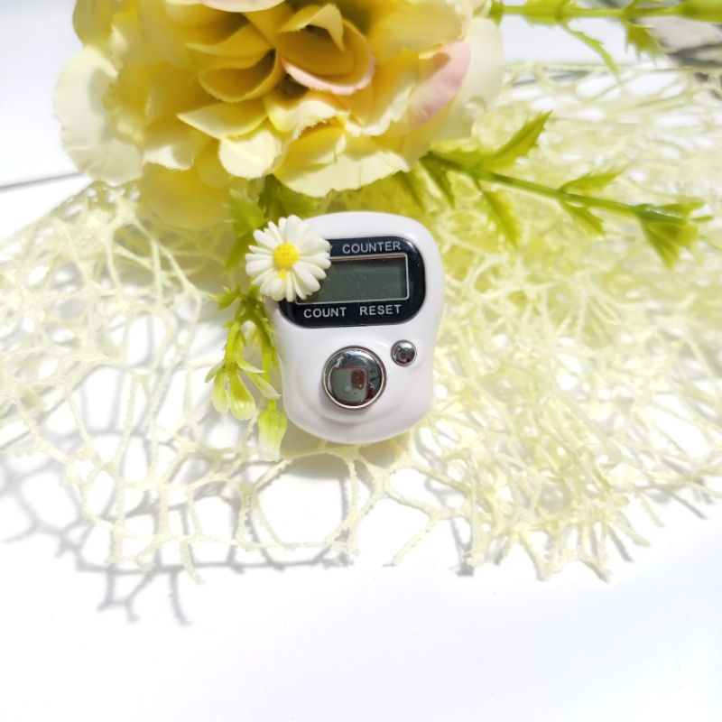 Jual tasbih digital mini daisy/tasbih digital simpel cantik/tasbih ...