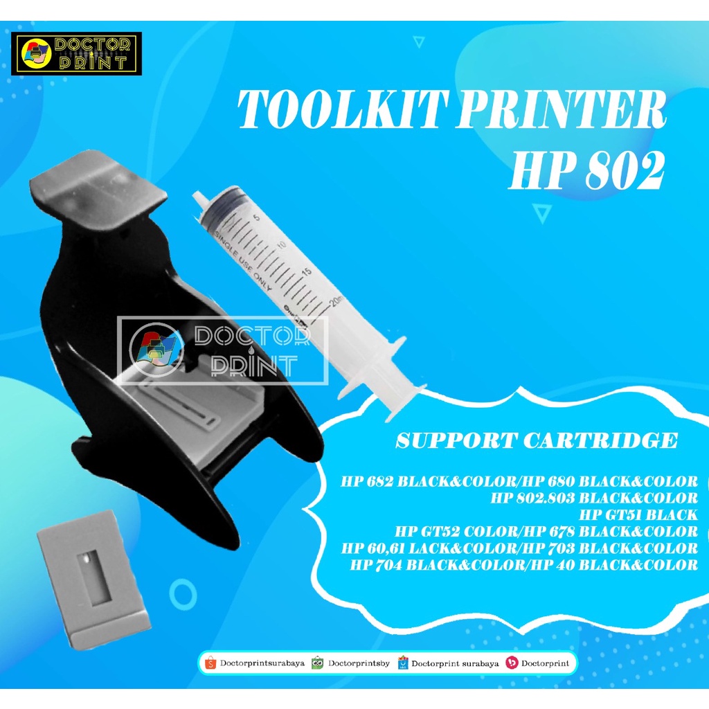 Jual Toolkit Penyedot Tinta Cartridge HP 680 682 | Shopee Indonesia