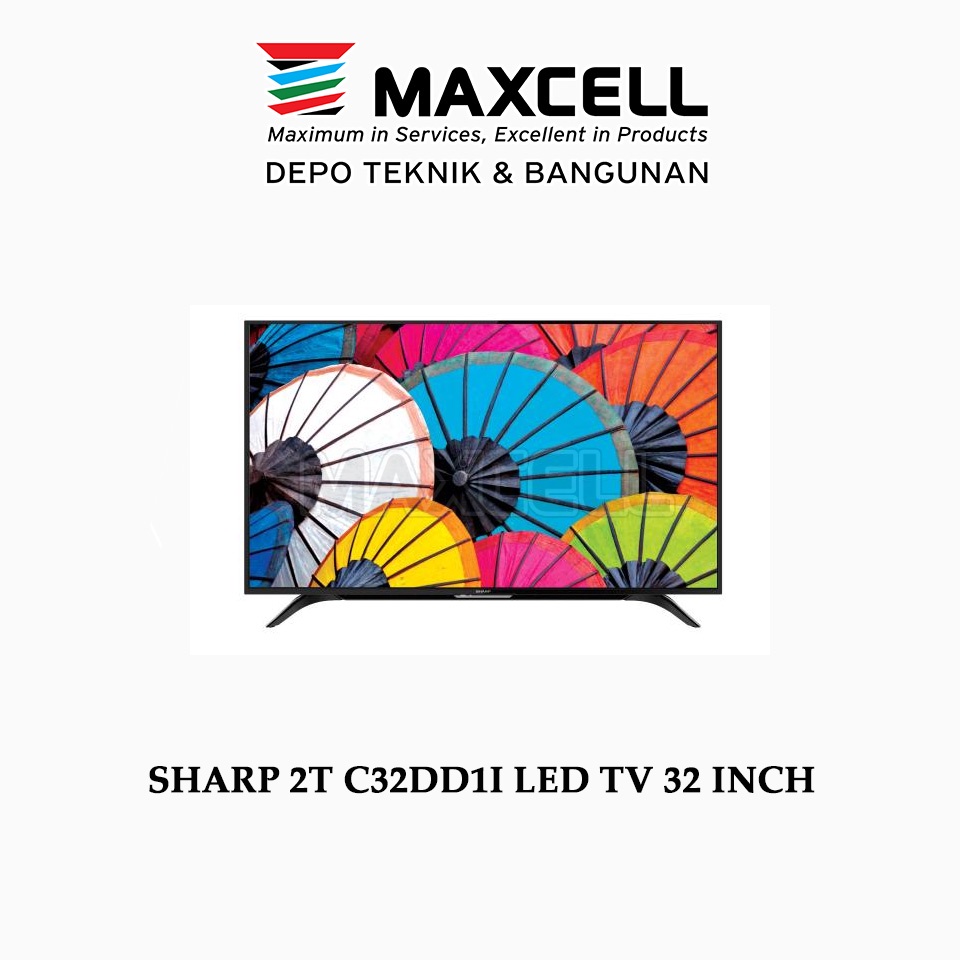 Jual SHARP 2T C32DD1I LED TV 32 INCH | Shopee Indonesia