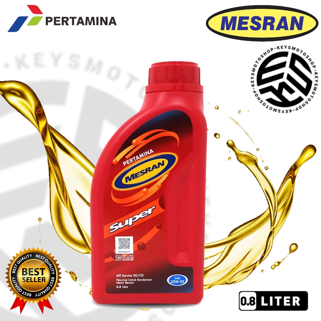 Jual Oli Pertamina Mesran Super 800Ml | Shopee Indonesia