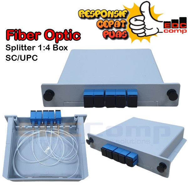 Jual Produk Terbaru Splitter Fo 1:4 Sc/Upc Splitter 1:4 Box Cassette ...