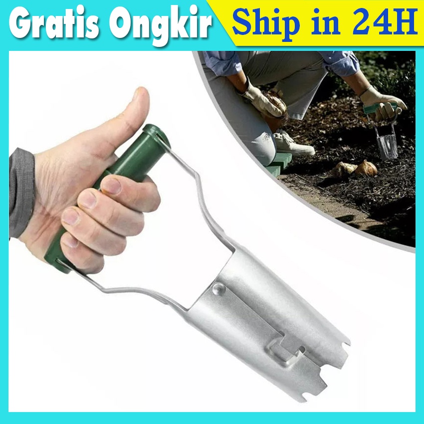 Jual Automatic Transplanter Garden Hand Bulb Planter Tool with Depth ...