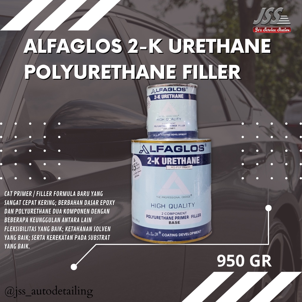 Jual PU ALFAGLOS POLYURETHANE FILLER + HARD SIZE 950 GR | Shopee Indonesia