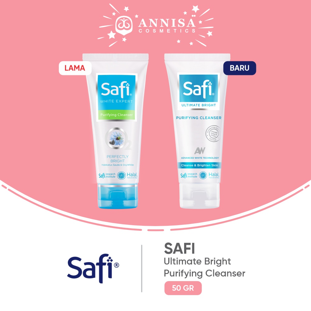 Jual Safi Ultimate Bright Purifying Cleanser 50gr - Foam Cleanser | Shopee Indonesia